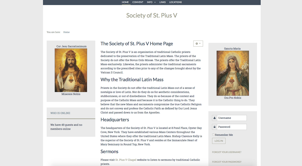 Links | Congregation of St. Pius V
